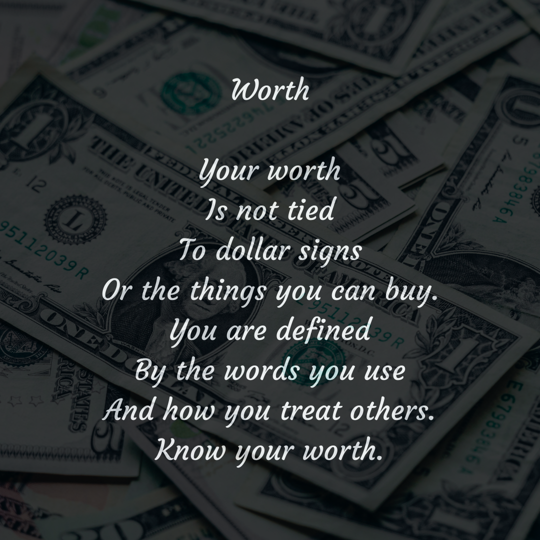 Poem: Worth – H.R. Shavor